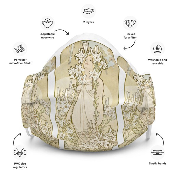 Lily Face Mask - Etsy