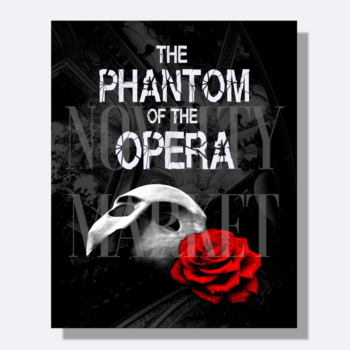Printable Phantom of the Opera Poster Theater Gifts Broadway | Etsy