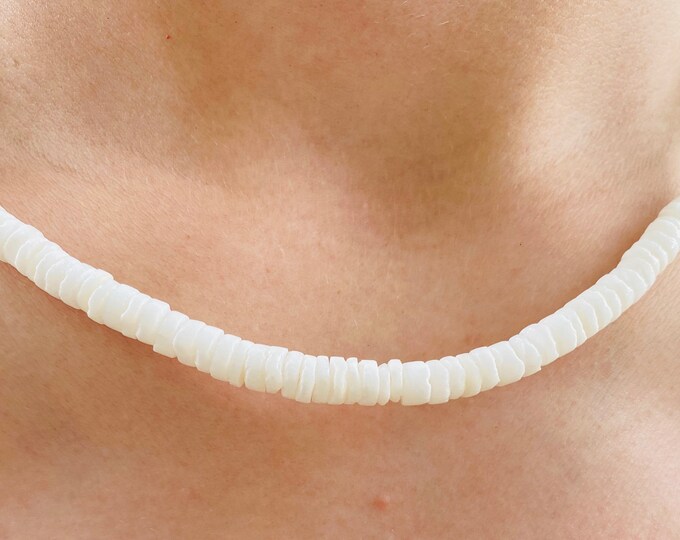 Puka Shell Necklace Smooth - Etsy