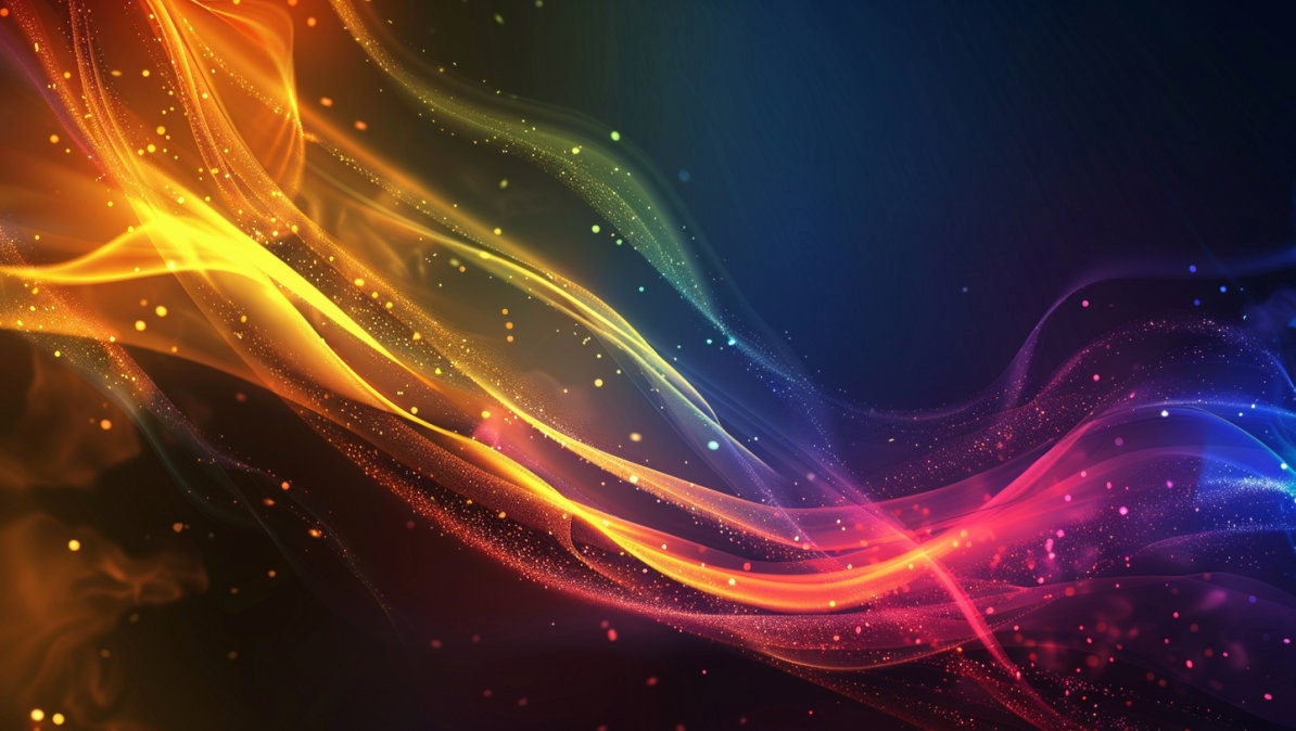 50 4K Desktop Wallpapers Bundle, Colorful Computer Backgrounds, Mac ...