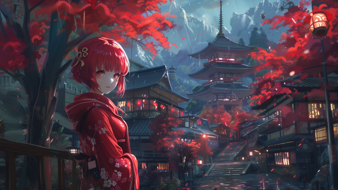 50 Anime 4K Desktop Wallpapers, Anime Style Computer Backgrounds, PC ...