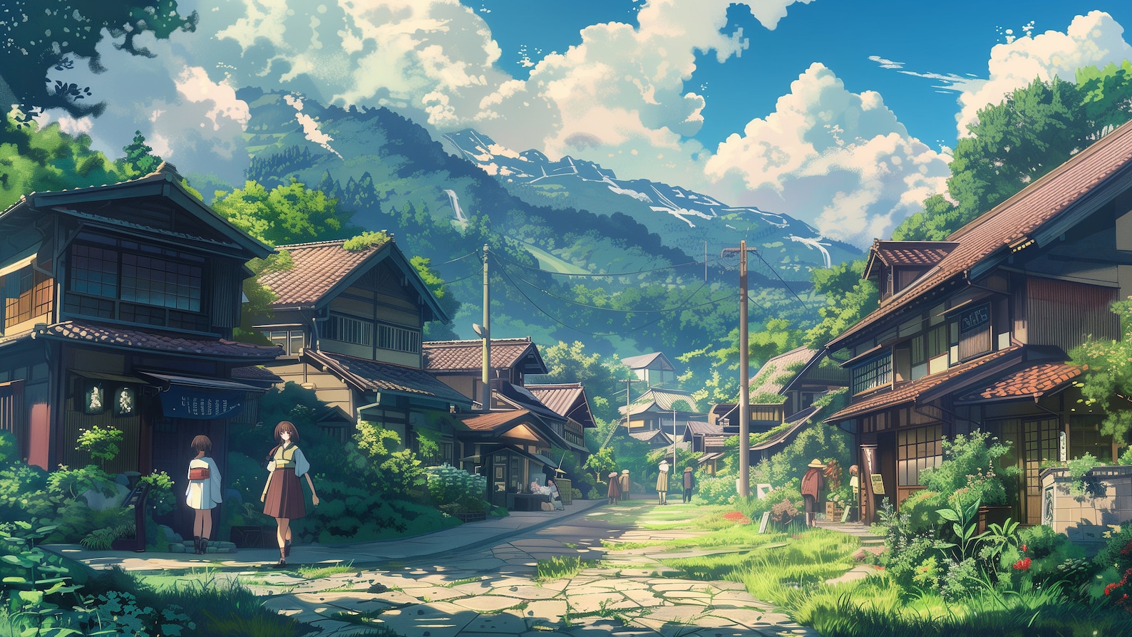 50 Anime 4K Desktop Wallpapers, Anime Style Computer Backgrounds, PC ...