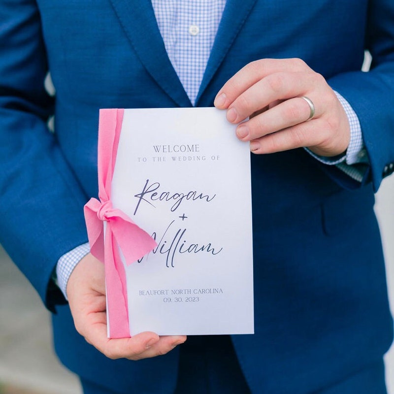 Programs With Ribbon - Etsy