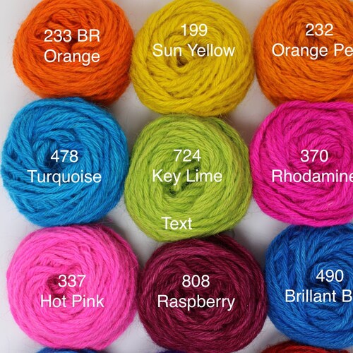 Primitive Color Rug Yarn - Etsy
