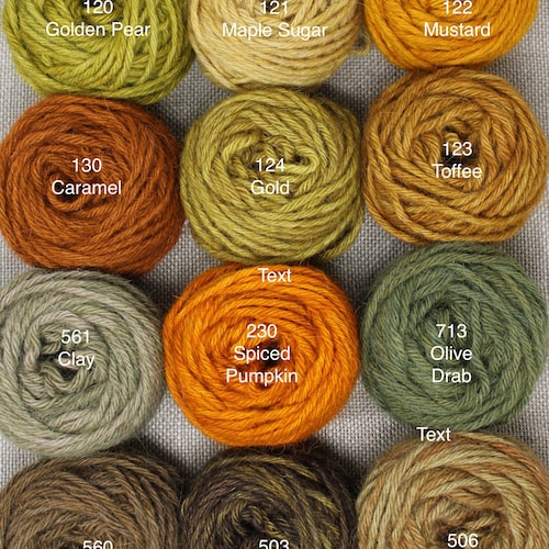 Primitive Color Rug Yarn - Etsy