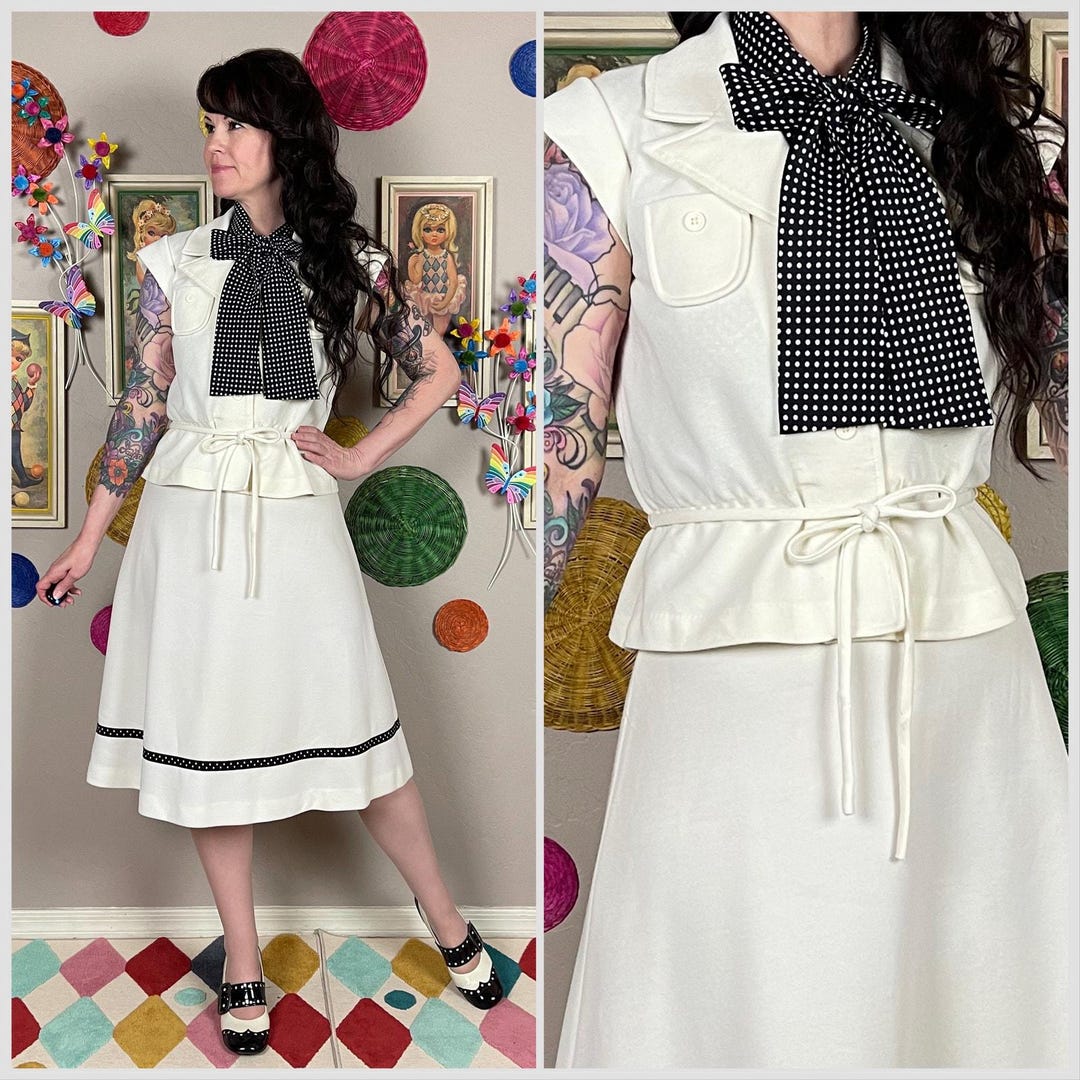 Vintage 1970s 3-piece Jacket Blouse and Skirt Set by Strait Lane ...