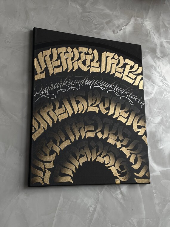 CALLIGRAPHY ART 01 - Etsy