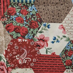 Hexagon Quilt Block Fabric - Etsy