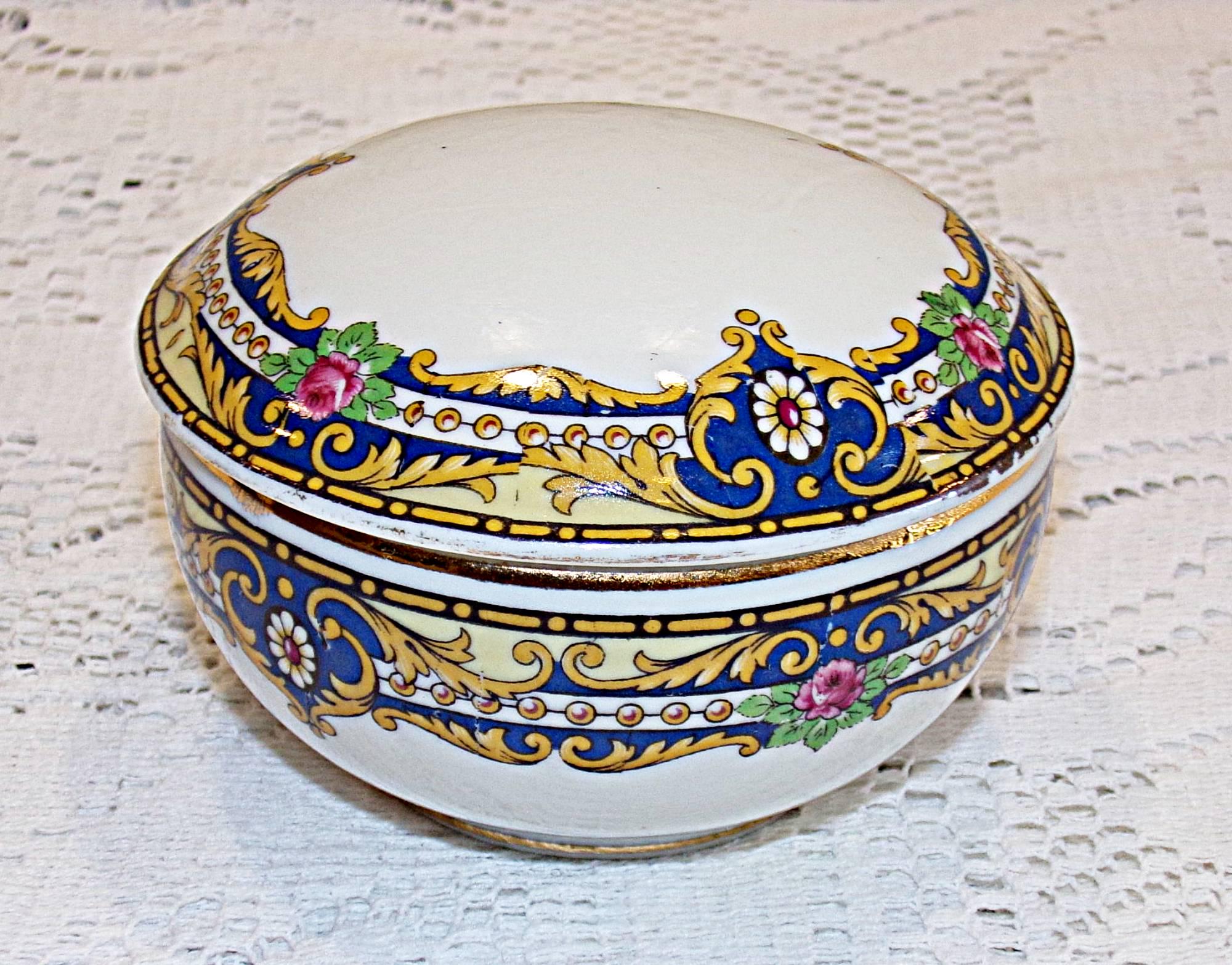 France Vintage - Charming Small Porcelain Box From Limoges France ...
