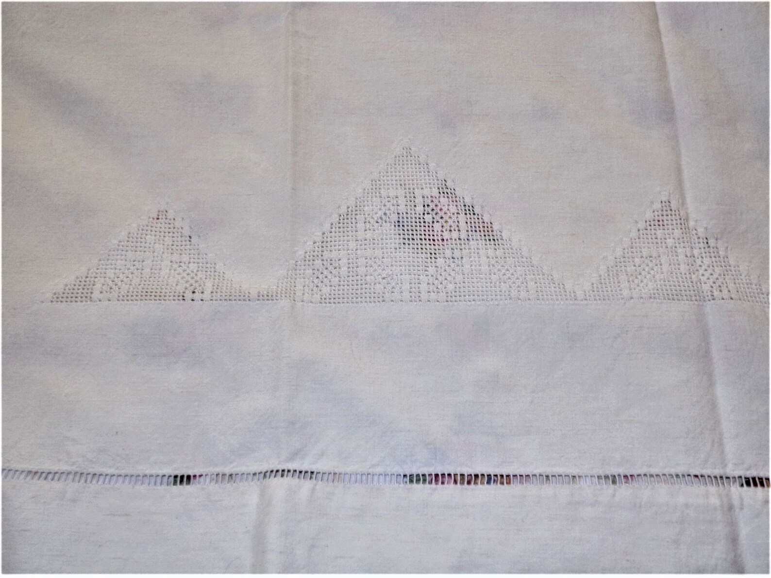 1930 Vintage France Drap Ancient Drap Hand Embroidered in | Etsy