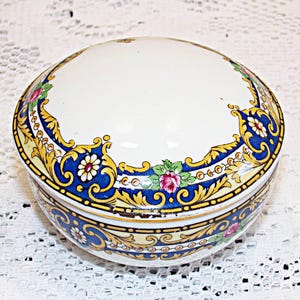 France Vintage - Charming Small Porcelain Box From Limoges France ...