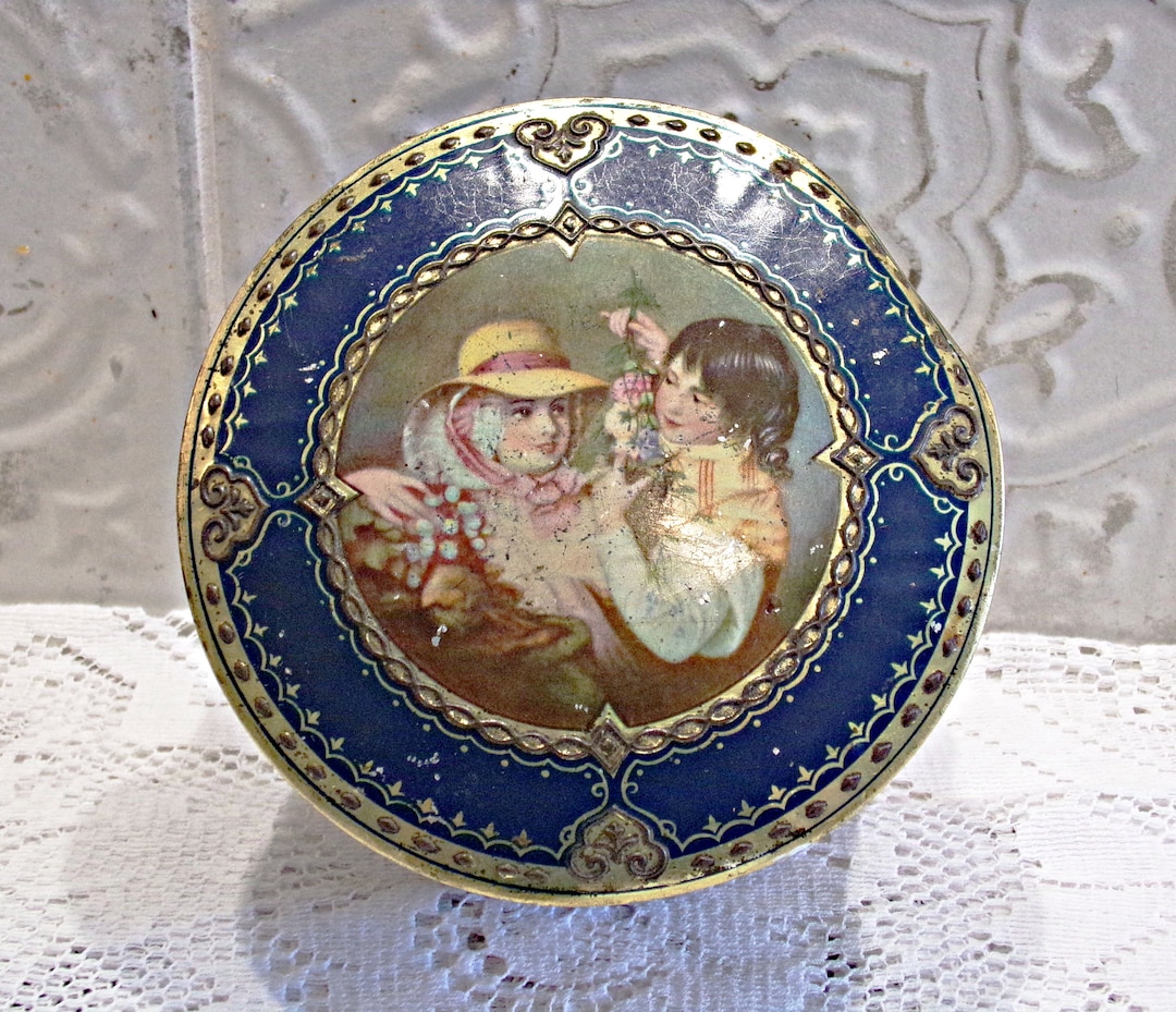 Vintage Scotland Old Metal Biscuit Box Scottish Antic Metal Box - Etsy