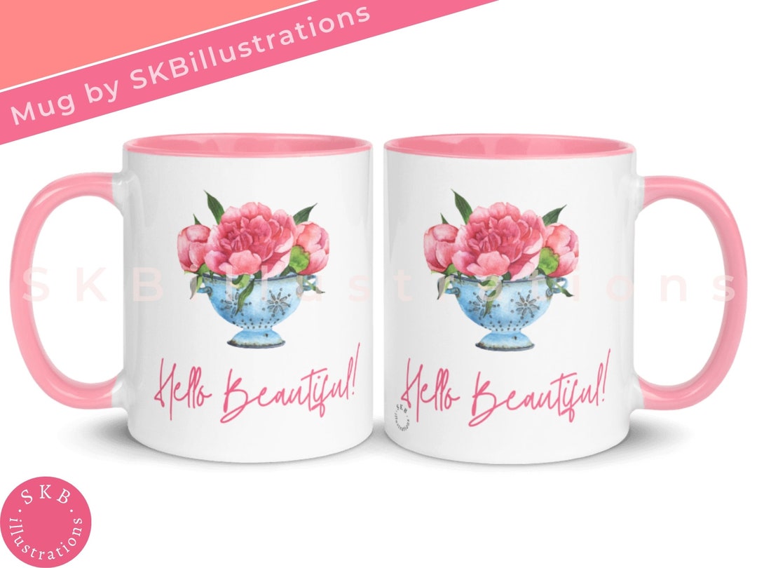 Cute Salam Mug Islamic Gift Mug Flowers Salam Mug for Muslim Friend ...