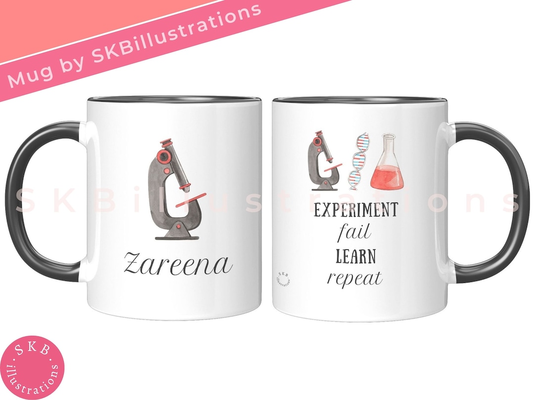 Microscope Science Kids Customized Mugs Muslim Children Birthday Little ...