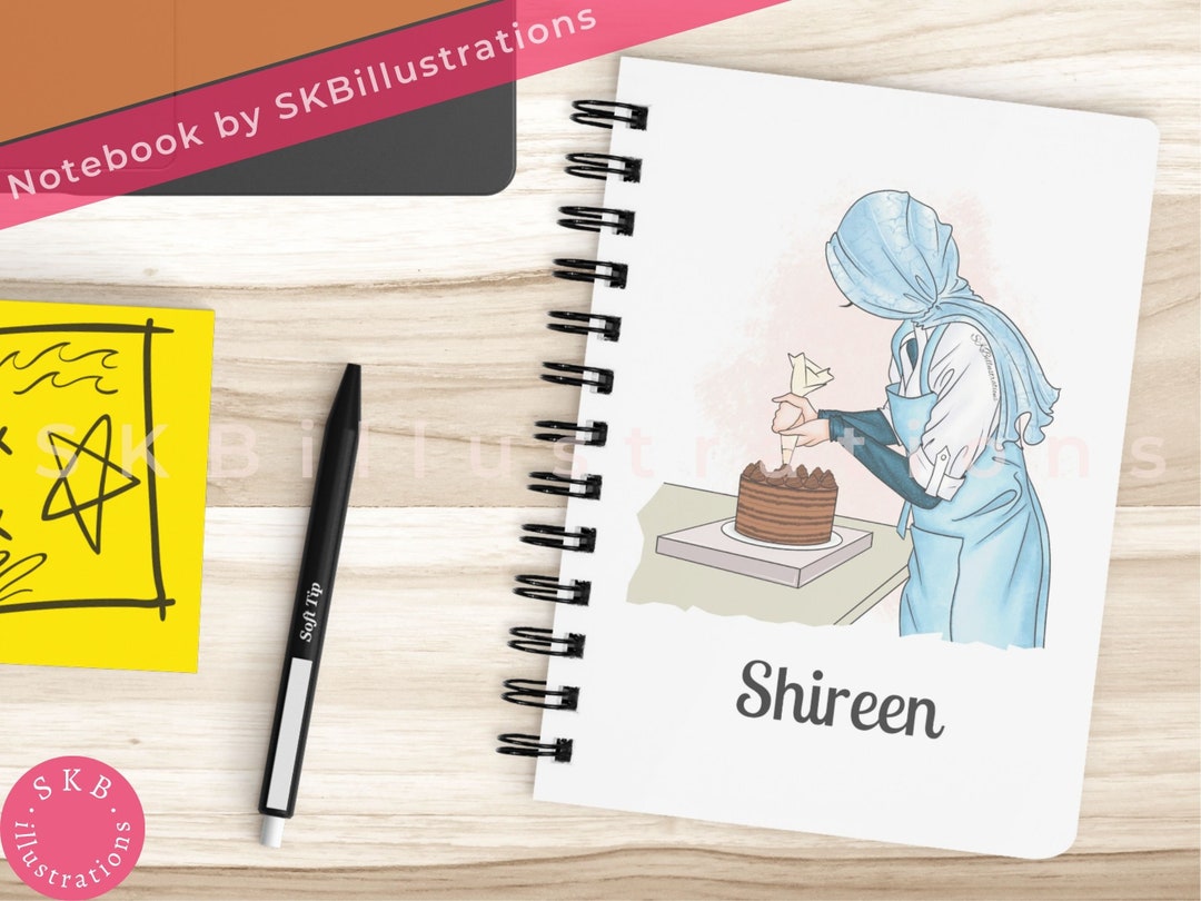 Hijabi Cook Book Muslim Journal for Recipes Islamic Cookbook Diary ...