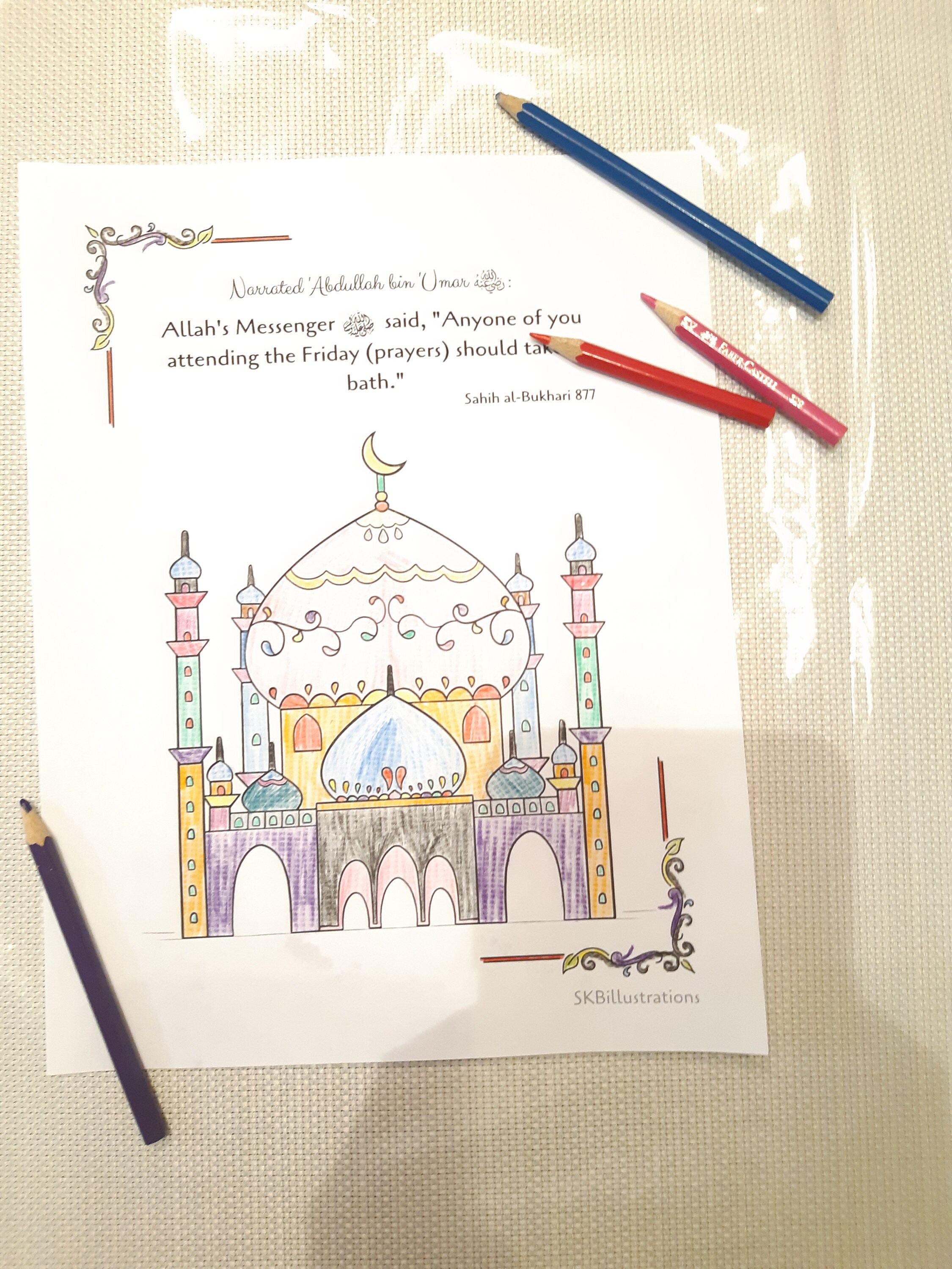 30 ISLAMIC AHADITH and COLORING bookRamadan activity | Etsy