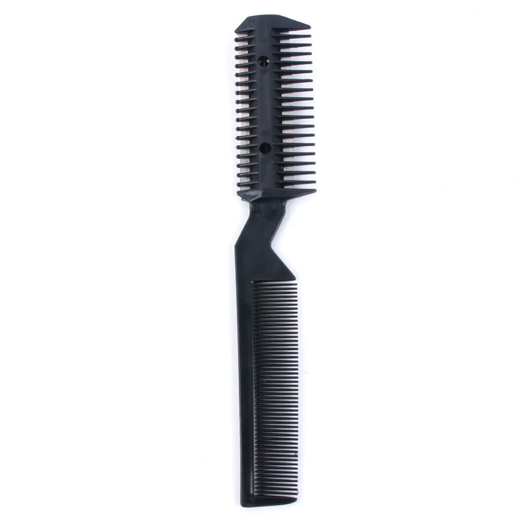 Pet Grooming 2 in 1 Comb With Razor for Dogs Hair Trimming & Detangling ...
