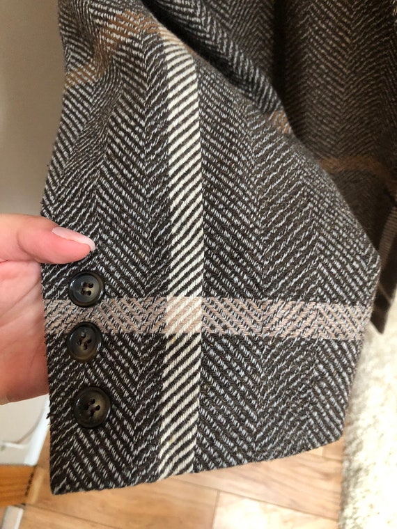 Vintage blazer with rust red interior lining - Gem