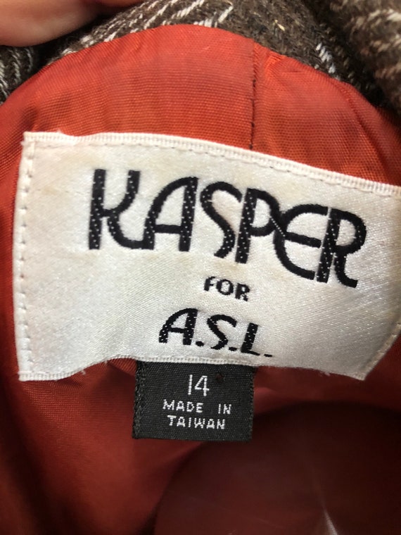 Vintage blazer with rust red interior lining - Gem