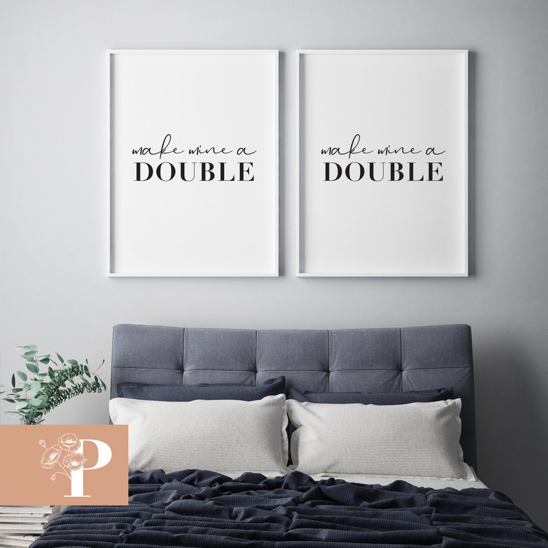 Make Mine A Double Print Digital Download - Etsy
