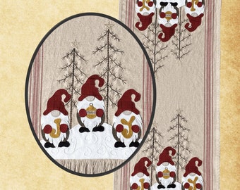 Gnomes Christmas Table Runner - Etsy