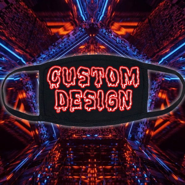 Custom Face Mask - Etsy