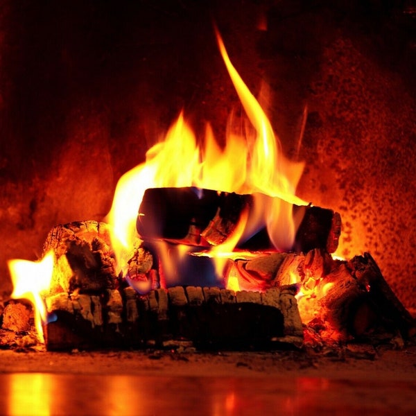 Fireplace Poster - Etsy