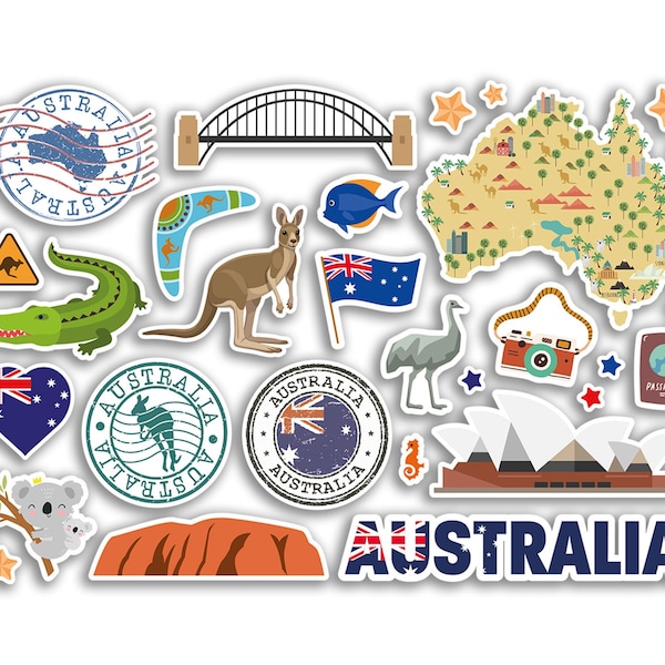 Australia Flag Decal - Etsy