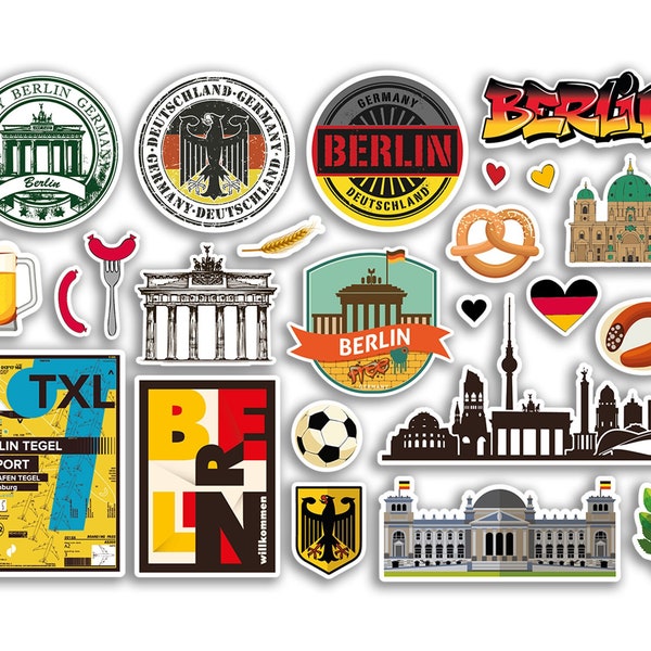 Berlin Stickers - Etsy