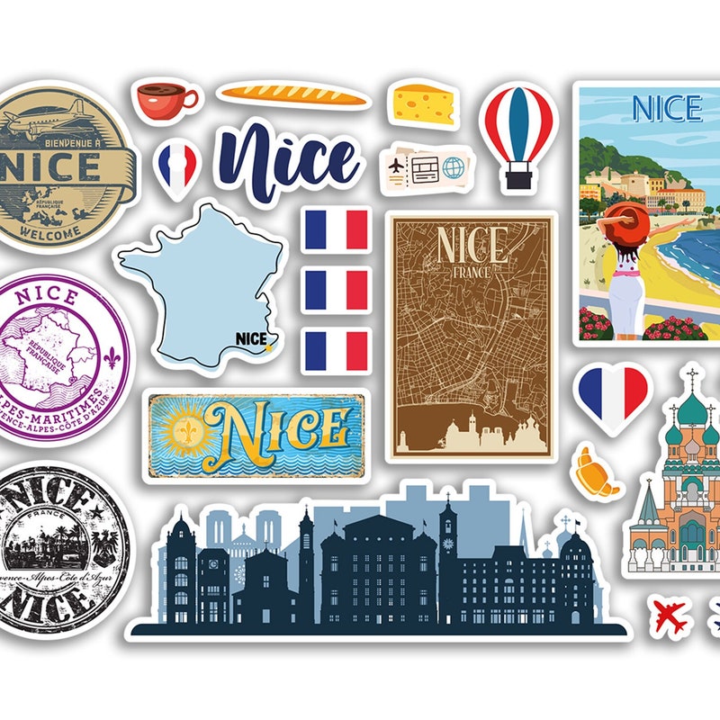 Nice, France Stickers - Etsy UK