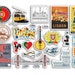 A5 Sticker Sheet Budapest Landmarks Vinyl Stickers Hungary City Airport ...