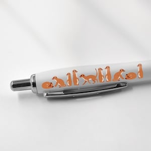 1 X Meerkat Black Pen - Wild Cartoon Kids Animal Stationary School ...
