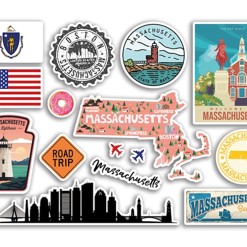 A5 Sticker Sheet California Landmarks Vinyl Stickers USA - Etsy UK
