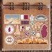 A5 Sticker Sheet Qatar Landmarks Vinyl Stickers - Country Beach Airport ...