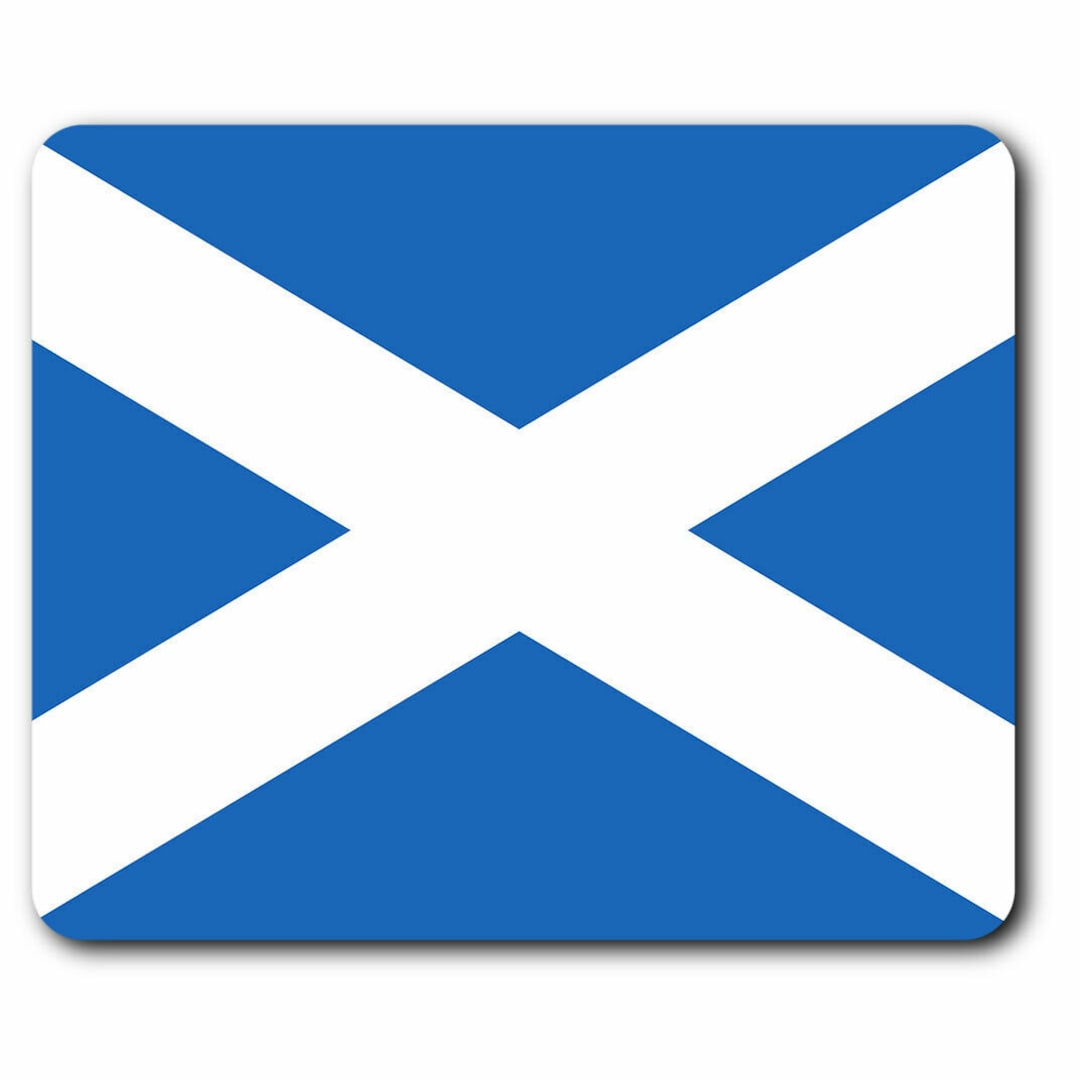 1 X Scottish Flag Mouse Mat - Scotland Britain Travel Desk Accessories ...