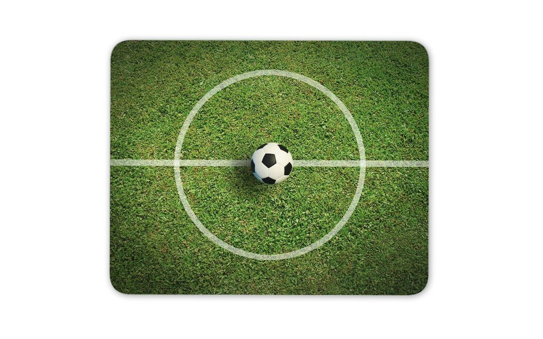 1 X Football Pitch Mouse Mat - Soccer Fan Ball Sports Game Desk ...
