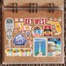 A5 Sticker Sheet Key West Landmarks Vinyl Stickers - Florida US America ...