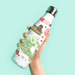 A5 Sticker Sheet Quebec City Landmarks Vinyl Stickers Canada Canadian ...