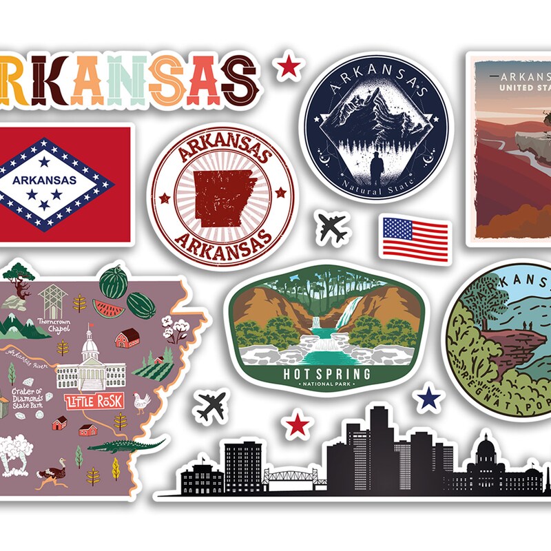 Arkansas Decal - Etsy