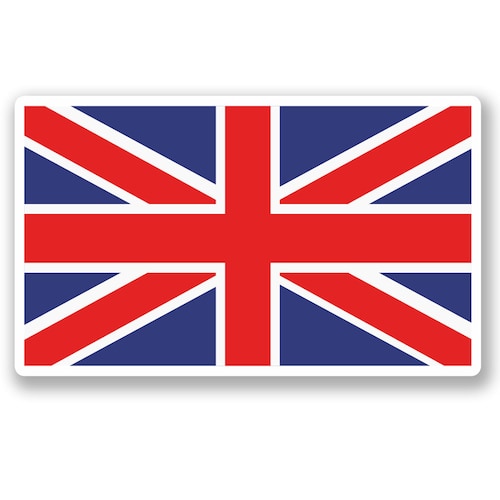 Reflective Union Jack Decal - Etsy