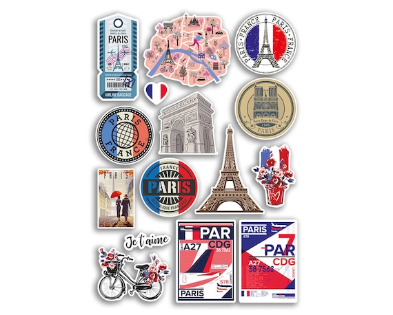Paris Suitcase Sticker