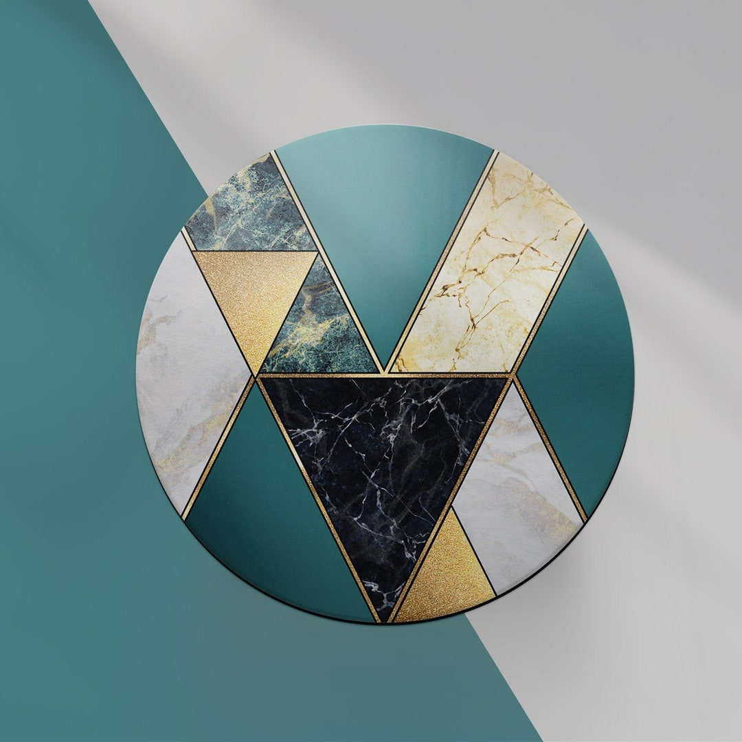 Abstract Art Deco Coaster Coasters Marble Granite Effect Pretty ...