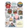 A5 Sticker Sheet Norway Landmarks Vinyl Stickers Bright Norwegian Map ...