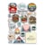 A5 Sticker Sheet Norway Landmarks Vinyl Stickers Bright Norwegian Map ...