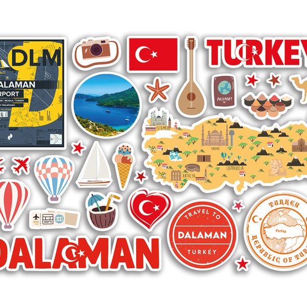 Travel Turkey Scrapbook Paper - Etsy