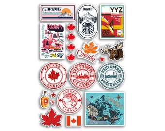 Toronto Scrapbook Stickers - Etsy
