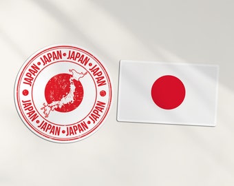 Japan Flag Stickers - Etsy UK