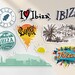 A5 Sticker Sheet Ibiza Landmarks Vinyl Stickers - Spain Spanish Summer ...