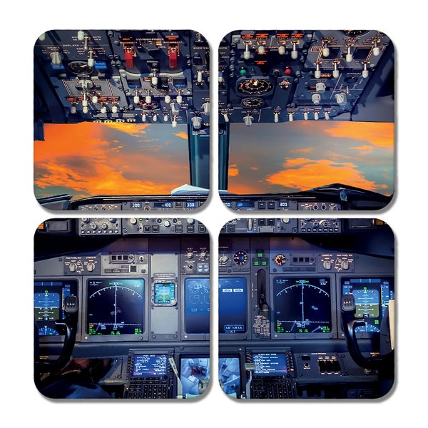 Flight Deck Coasters - Etsy
