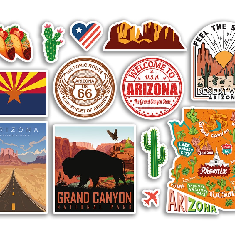 Arizona Stickers - Etsy